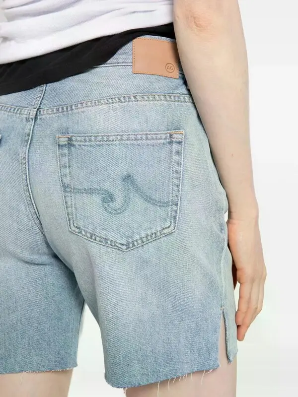 Ag Raw-cut Denim Shorts
