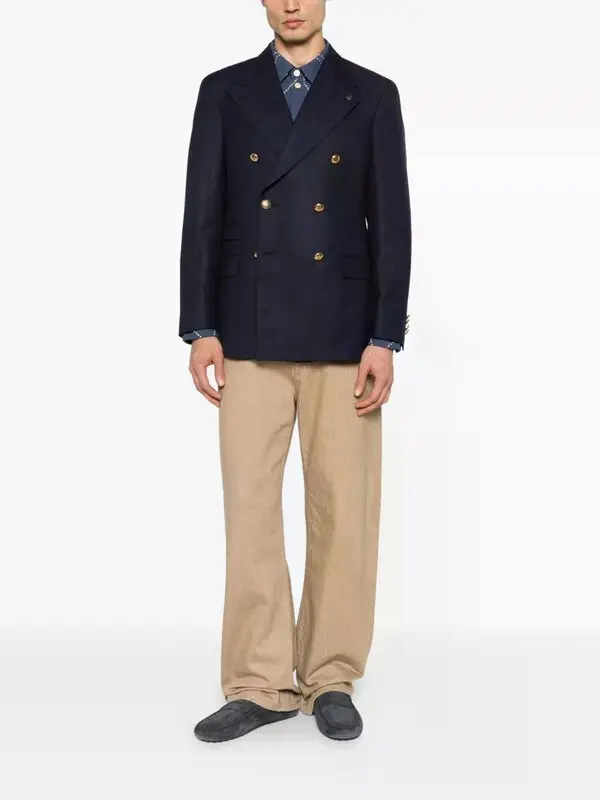 GABRIELE PASINI Double-breasted Blazer - Blue