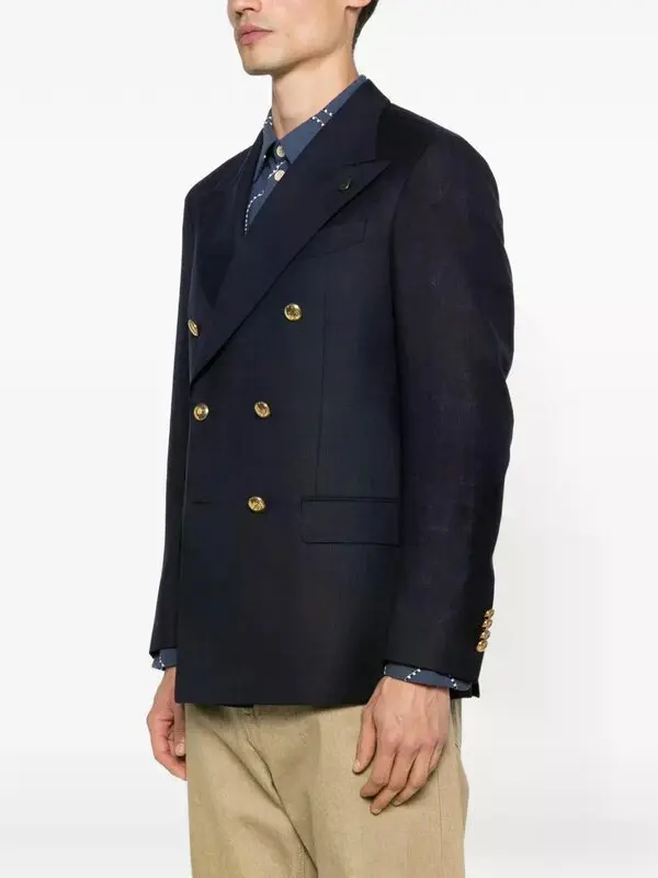 GABRIELE PASINI Double-breasted Blazer - Blue