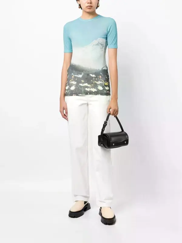 JIL SANDER Graphic-print Cotton T-shirt