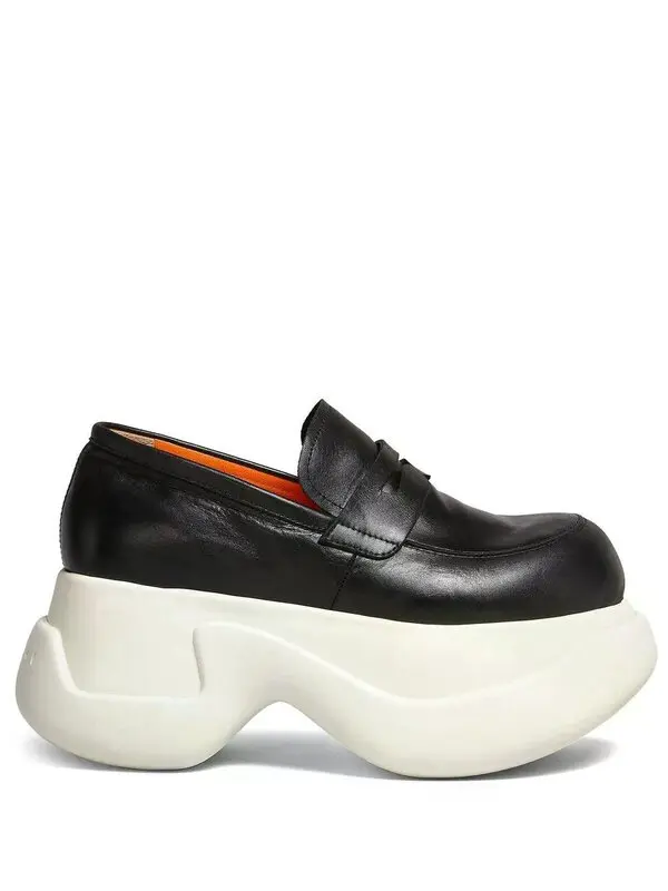 Marni Platform Leather Loafers