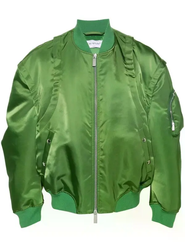 Off-White Detachable-sleeves Bomber Jacket
