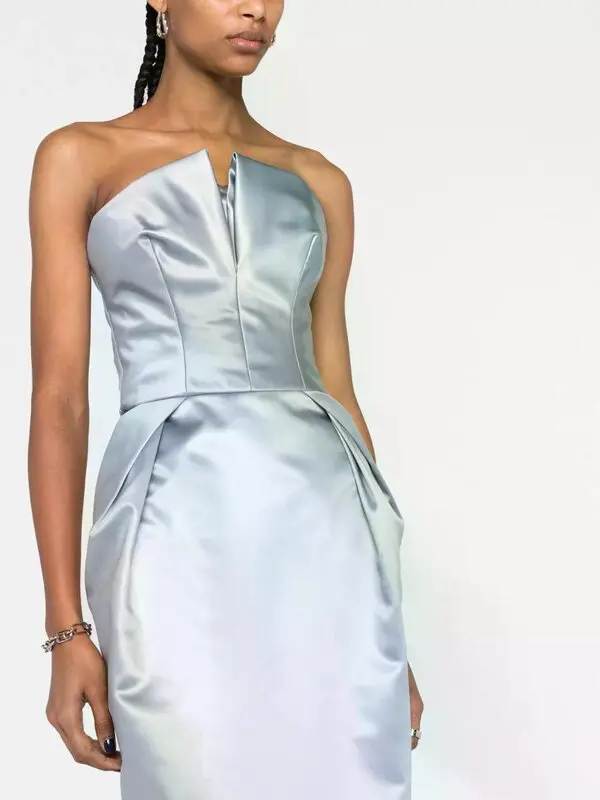 MAISON MARGIELA Cintzed Satin Midi Dress