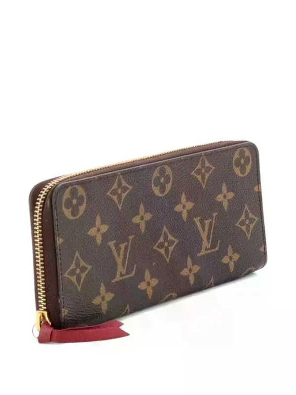 LOUIS VUITTON Clemence Wallet Monogram Canvas Small Wallets - Brown