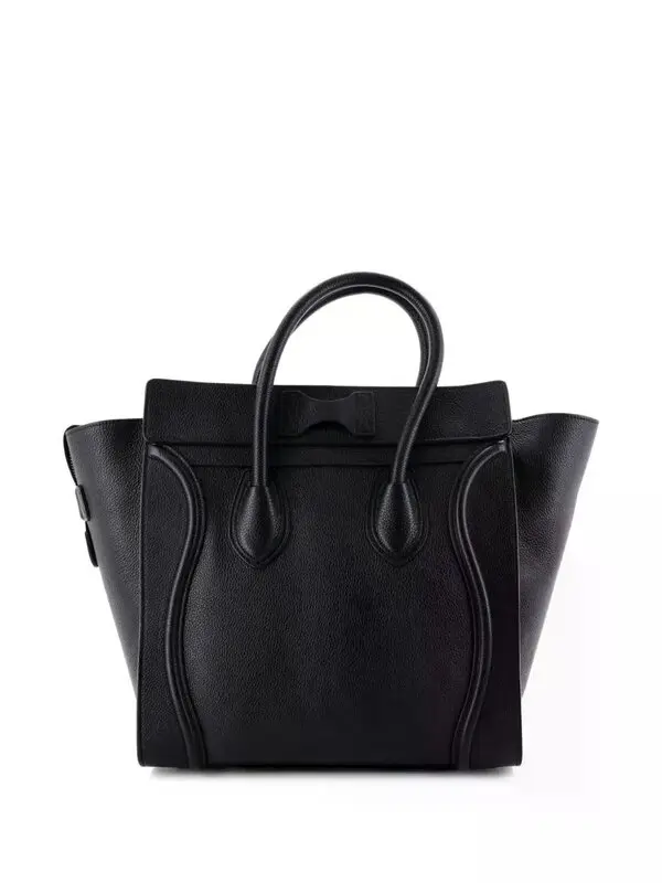 Celine Luggage Mini Tote Bag - Black