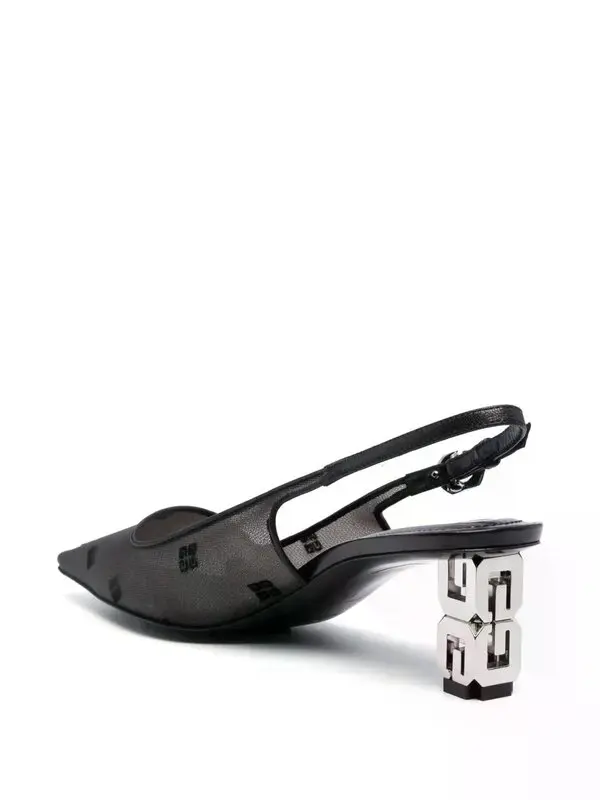 Givenchy 65mm Logo-plaque Leather Pumps
