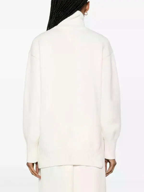 Off-White Logo-appliqué Wool Jumper