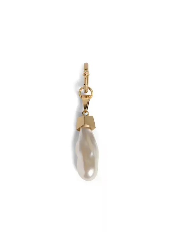 Dsquared2 Logo-engraved Pearl Drop Earring