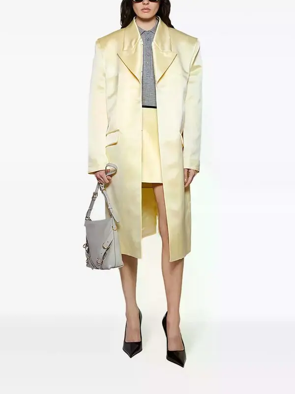 Givenchy Satin A-line Mini Skirt