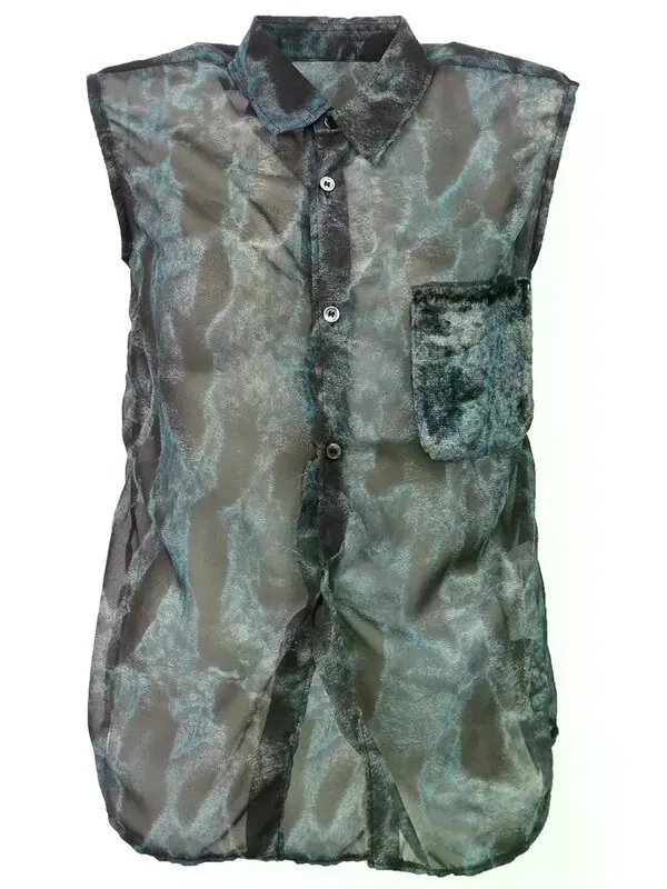 Comme Des Garçons See-through Top