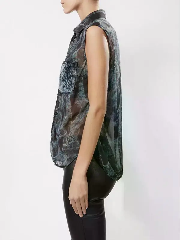 Comme Des Garçons See-through Top