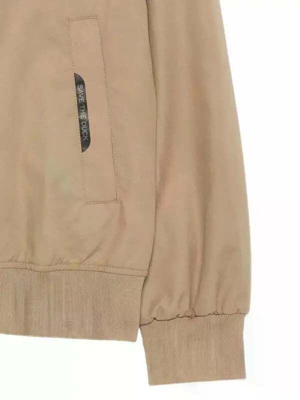 SAVE THE DUCK High-neck Jacket With Ribbed Trims