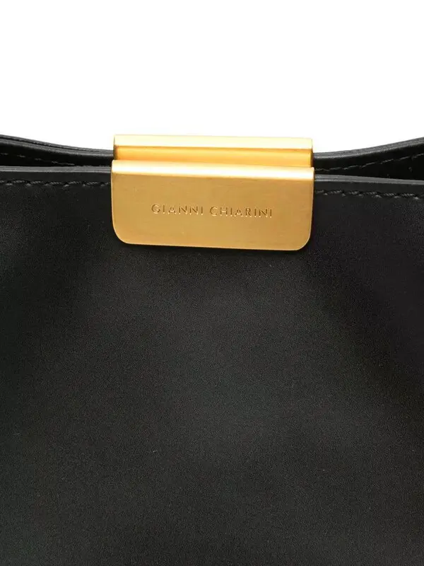 GIANNI CHIARINI Vivi Logo-engraved Tote Bag - Black