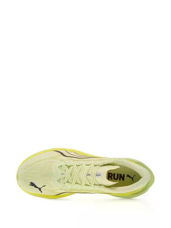 PUMA Deviate Nitro Panelled Logo Sneakers - Green