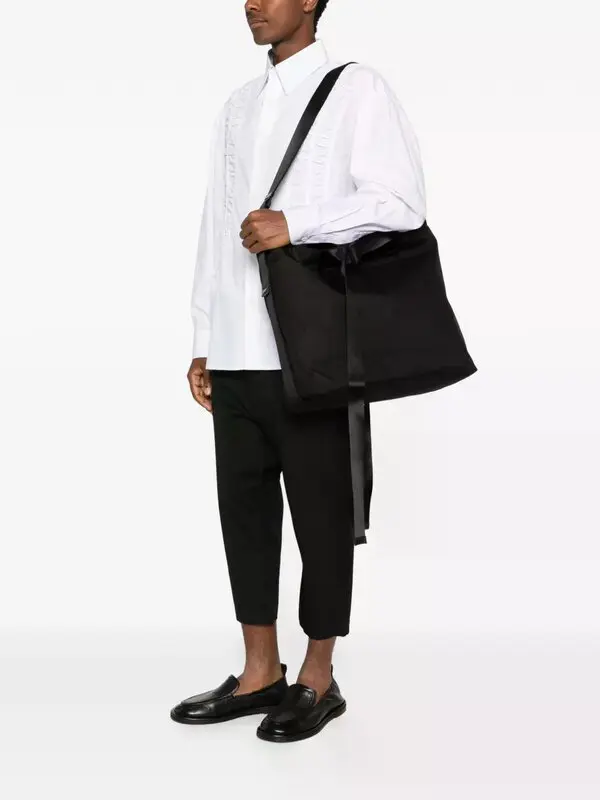 JUUN.J Logo-patch Tote Bag