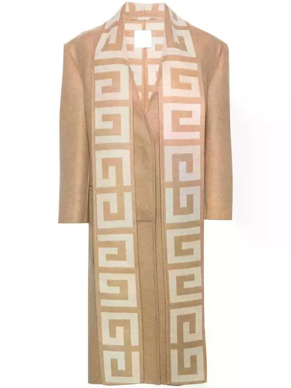 Givenchy 4g Scarf Wool-blend Coat