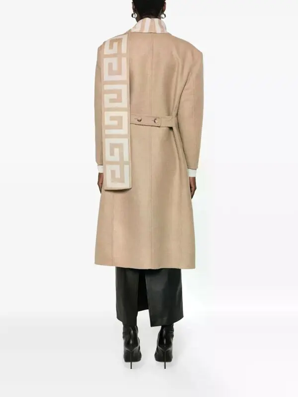 Givenchy 4g Scarf Wool-blend Coat