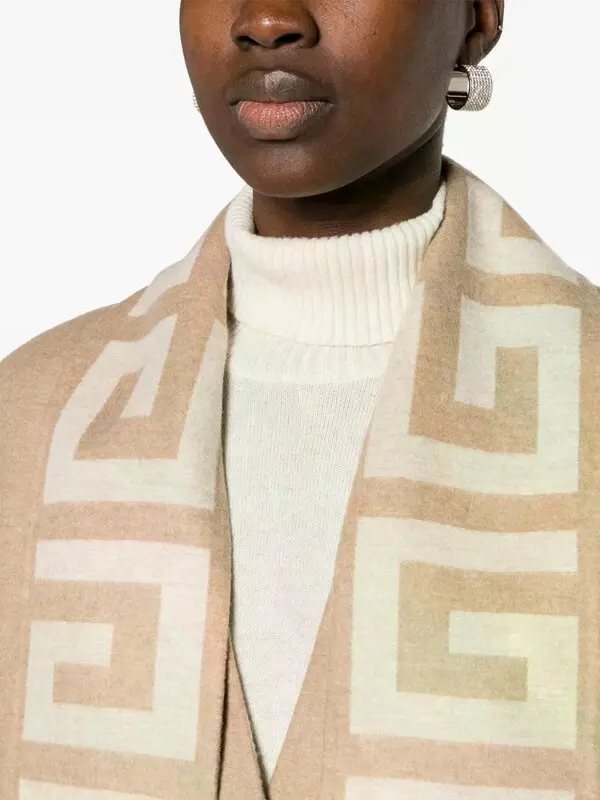 Givenchy 4g Scarf Wool-blend Coat