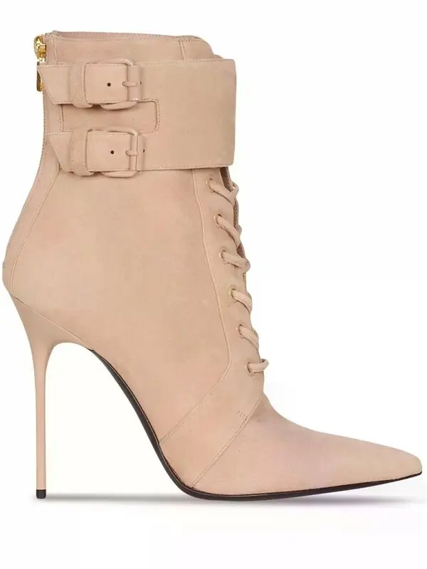 Balmain Uria Lace-up Ankle Boots