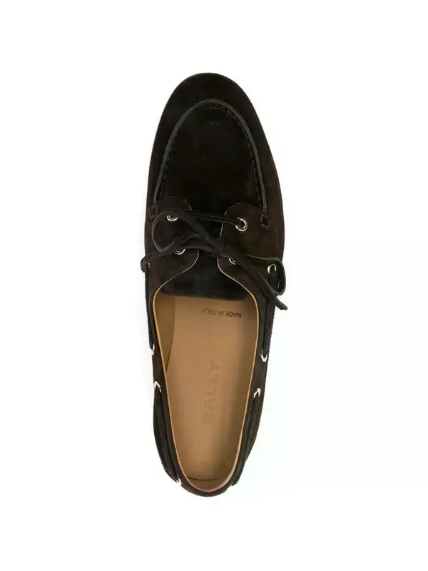Bally Plume Suede Loafers - Brown