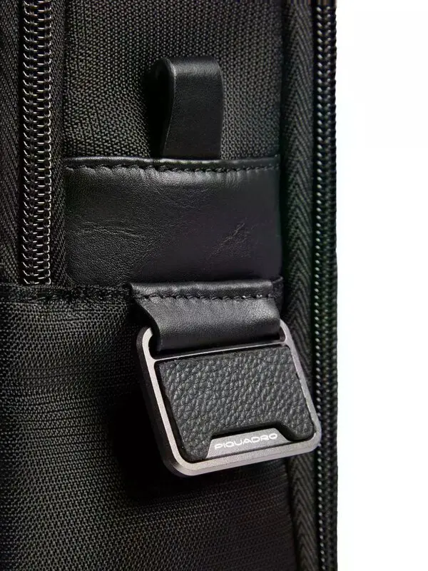 PIQUADRO Leather Panelled Laptop Bag