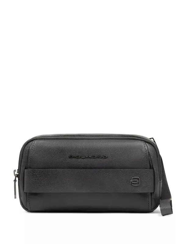 PIQUADRO Leather Wristlet Clutch