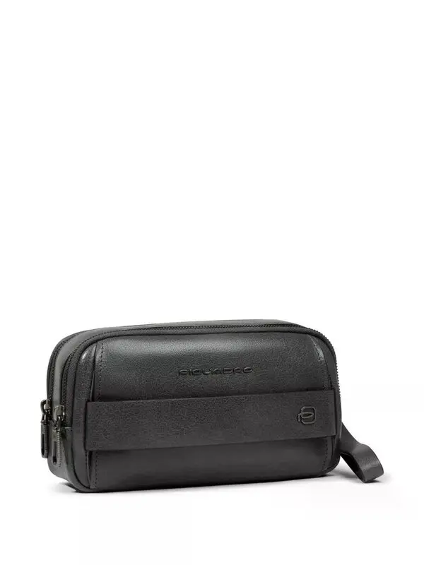 PIQUADRO Leather Wristlet Clutch