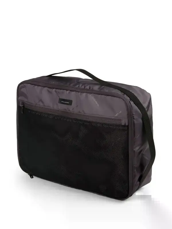 PIQUADRO Grained Leather Backpack