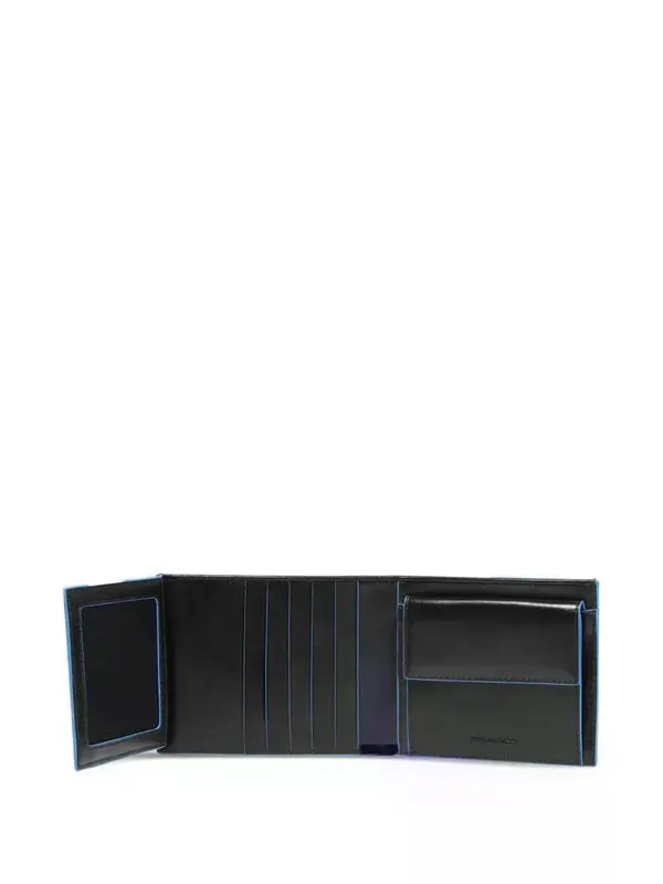 PIQUADRO Flip-up Id-window Wallet - Black