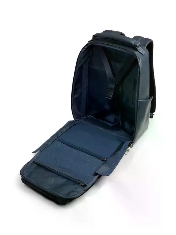 PIQUADRO Leather Laptop Backpack