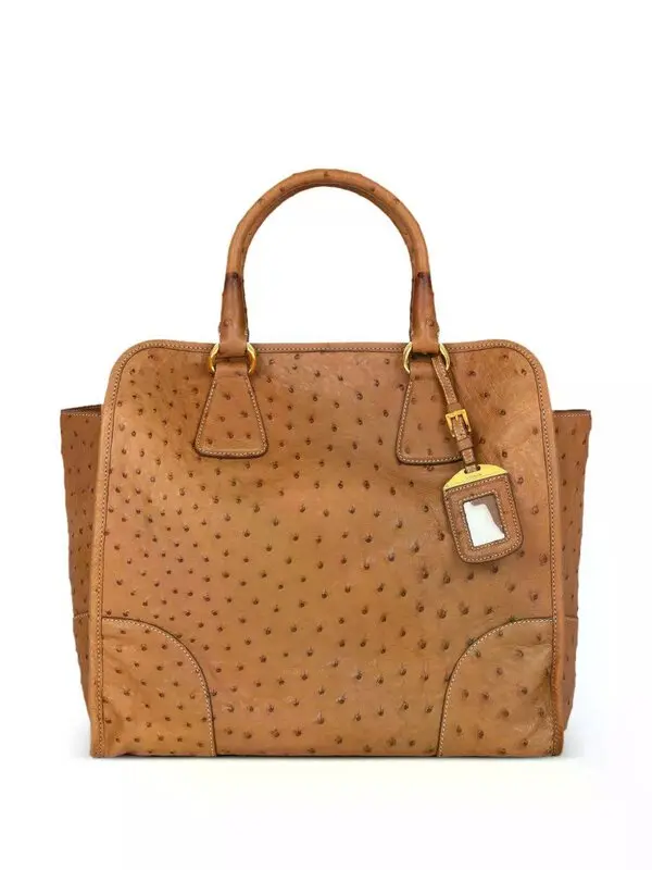 Prada Double Zip Top Handle Bag