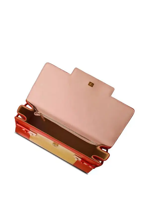 Delvaux Tempête Mm Top Handle Bag - Orange