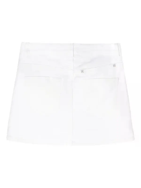 Givenchy 4g-motif Denim Mini Skirt