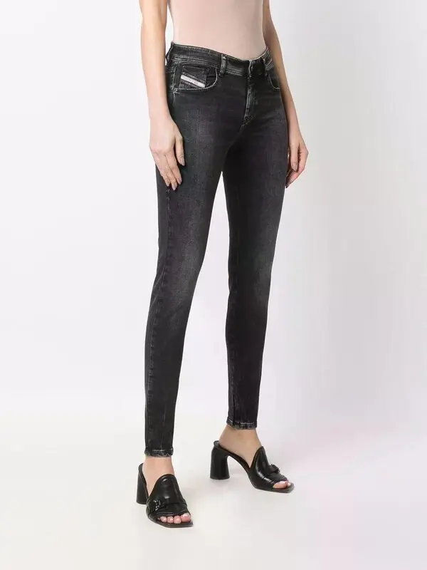 DIESEL® Slandy Skinny-leg Jeans - Black
