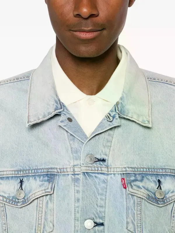 LEVI'S Faded-wash Denim Trucker Jacket