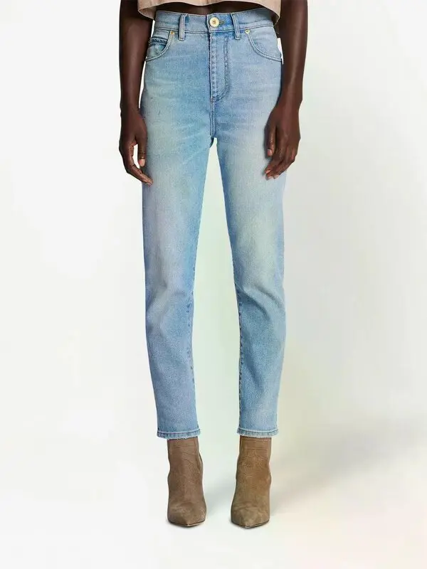 Balmain High-rise Slim-cut Jeans