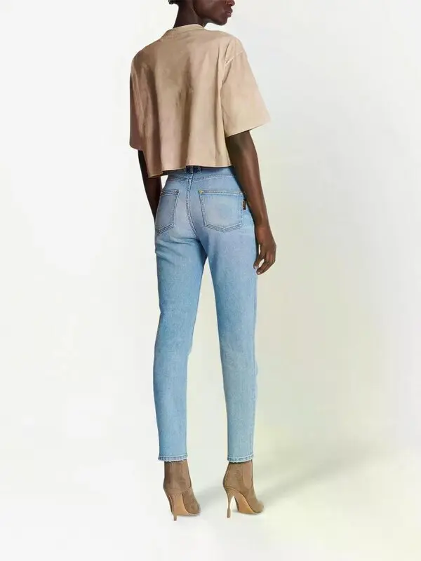 Balmain High-rise Slim-cut Jeans