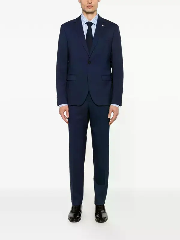 MANUEL RITZ Single-breasted Suit - Blue