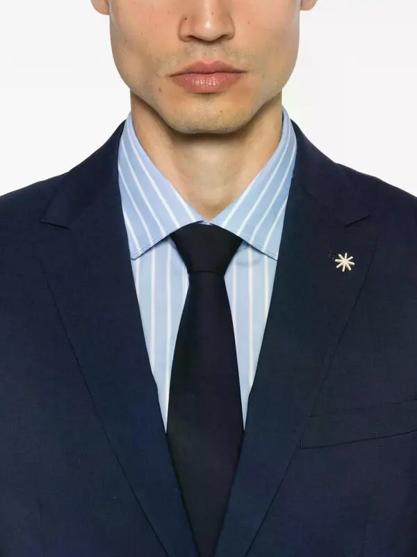 MANUEL RITZ Single-breasted Suit - Blue