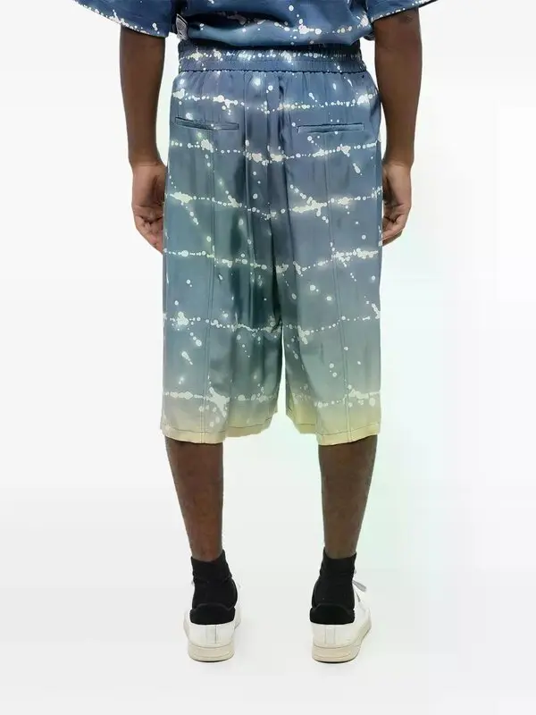 JIL SANDER Printed Elastic-waist Shorts