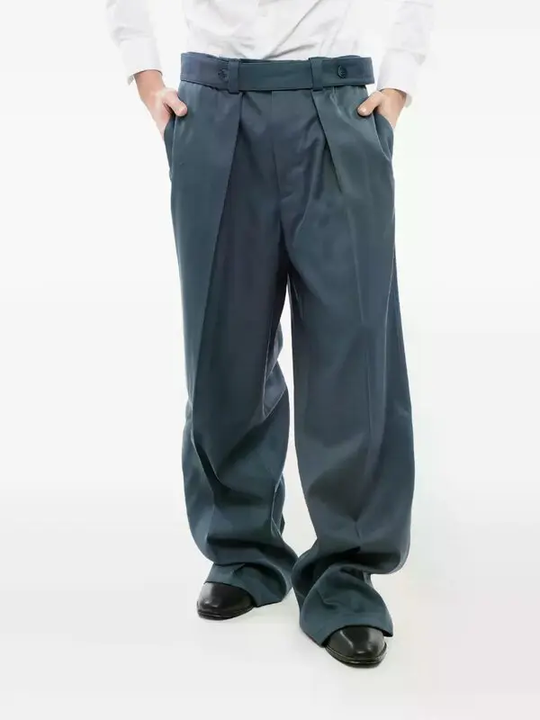 JIL SANDER Pleated Wide-leg Trousers