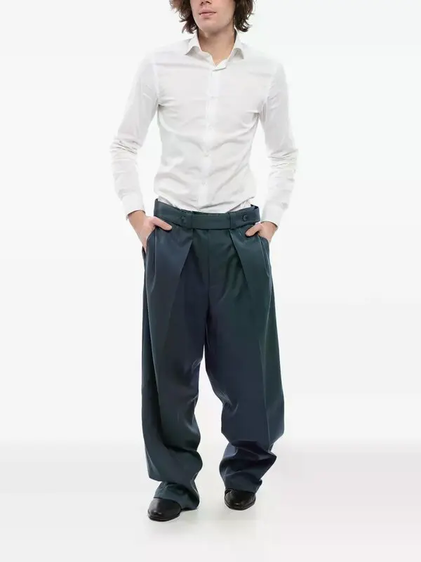 JIL SANDER Pleated Wide-leg Trousers
