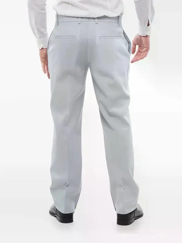 Off-White Pleated Zipped Trousers