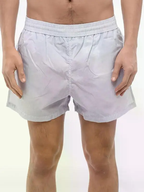Off-White Logo-print Swimshorts - Grey