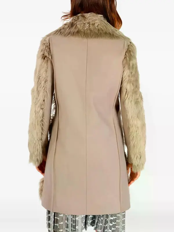 MAISON MARGIELA Shearling-collar Coat