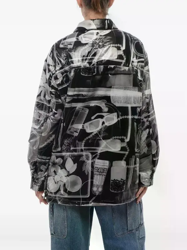 Off-White Printed Shirt Jacket