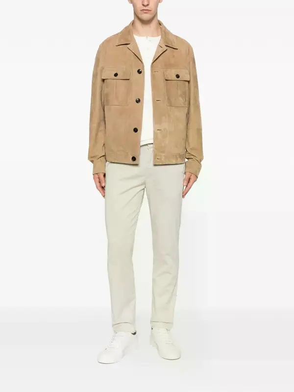Barena Venezia Slim Fit Trousers - Neutrals