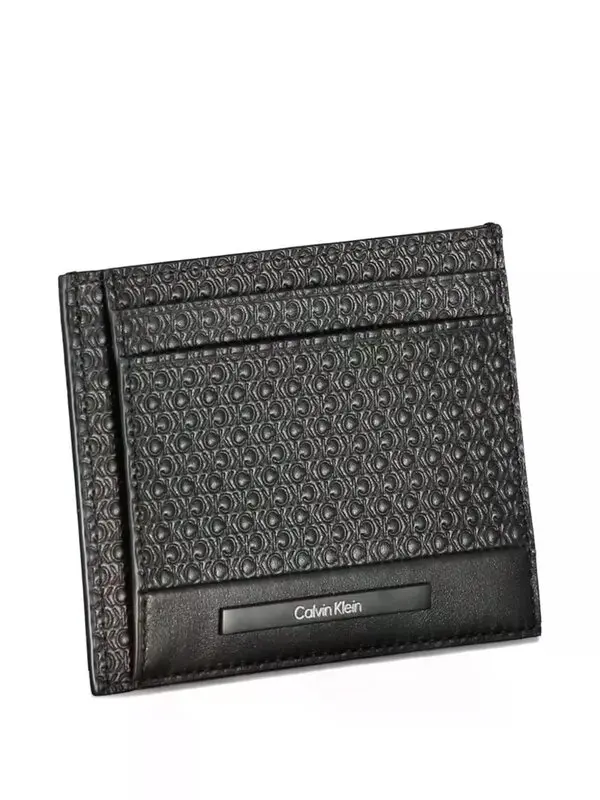 Calvin Klein Monogram-embossed Card Holder