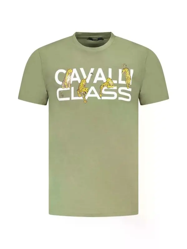 Roberto Cavalli Print Short-sleeve T-shirt - Green