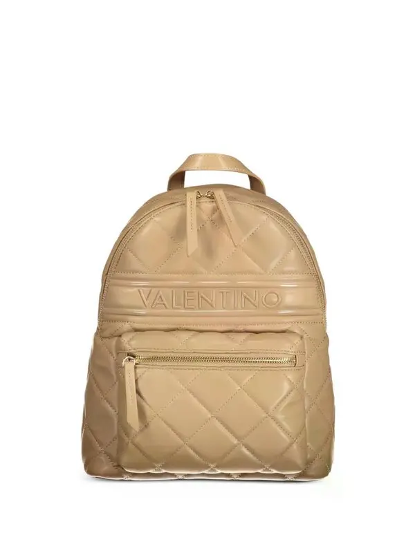 MARIO VALENTINO Embossed-logo Quilted Backpack